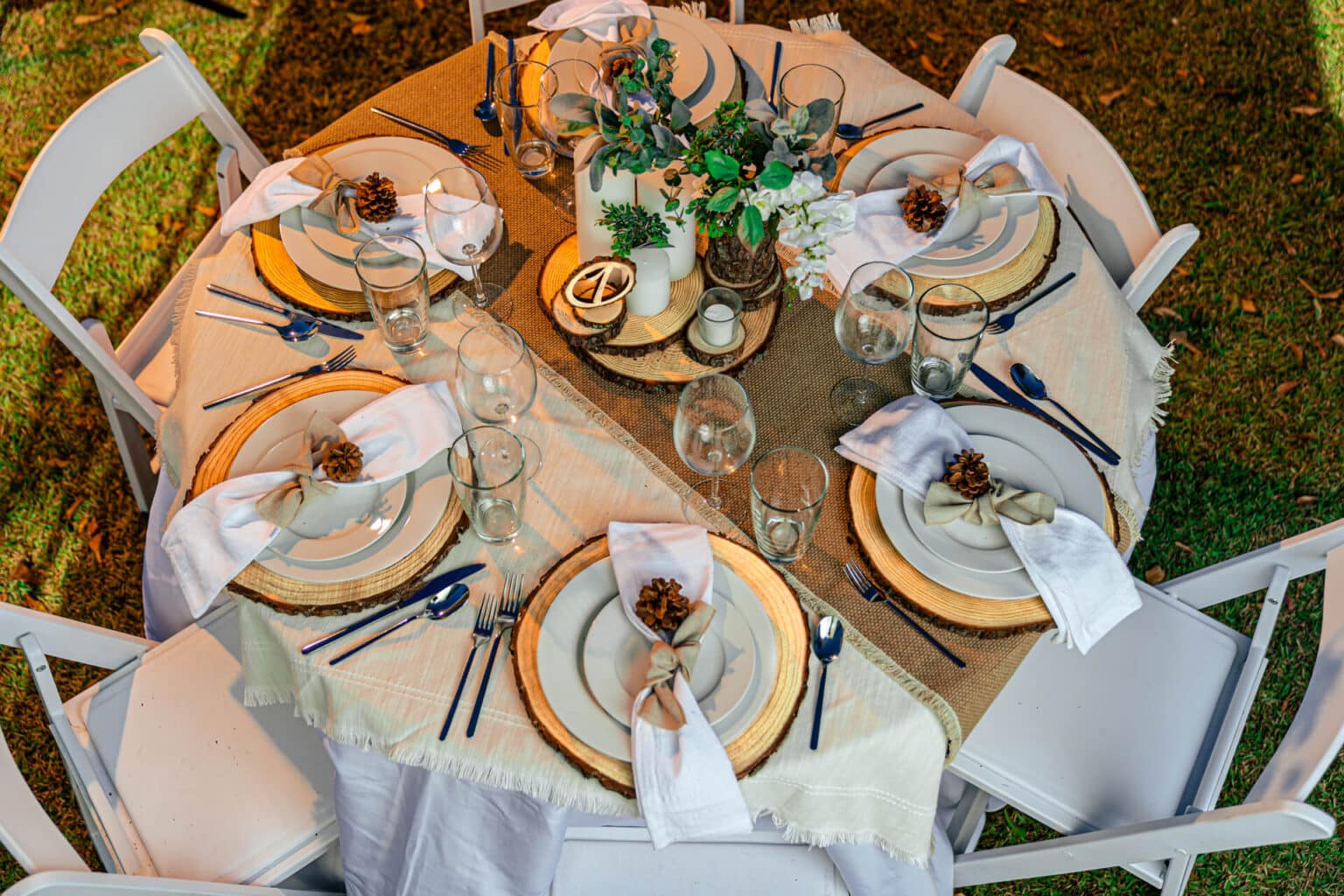 12-inch wood slice - Rustic Wood Slices